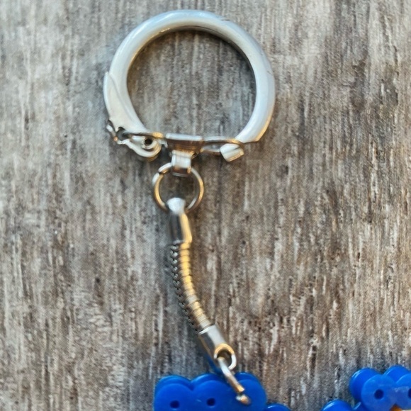 Handmade | Toys | Space Invaders Blue Yellow Keychain Nintendo Retro ...